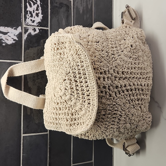 wild fable | Bags | Wild Fable Crochet Mini Backpack Euc | Poshmark